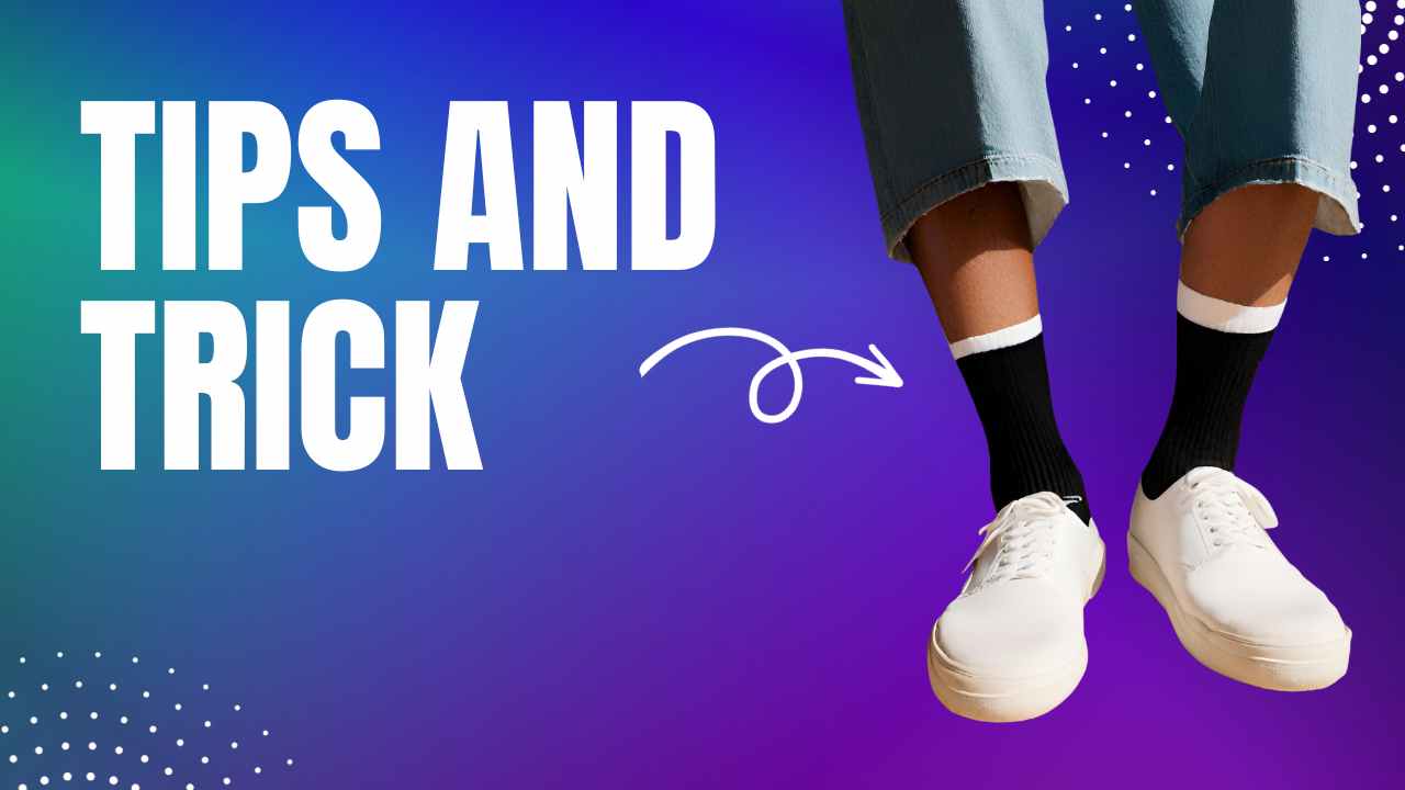 White Shoes Black Socks