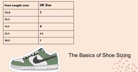 Foot Length To Shoe Size Conversion Guide
