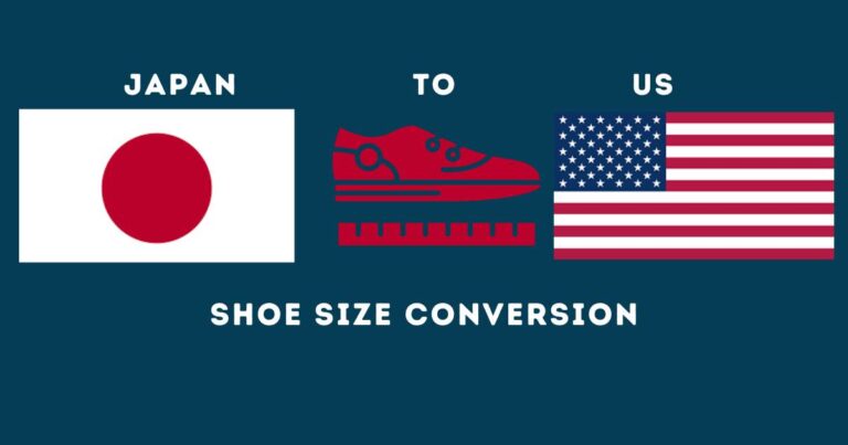 Japan To Us Shoe Size conversion guideline with chart