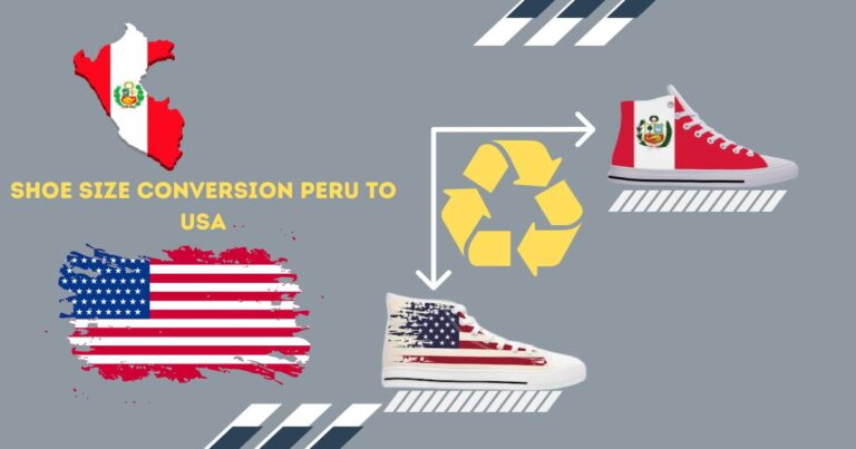Peru to US Shoe Size Conversion Charts
