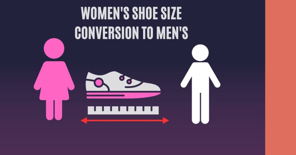 Women to Men Shoe Size Conversion Charts