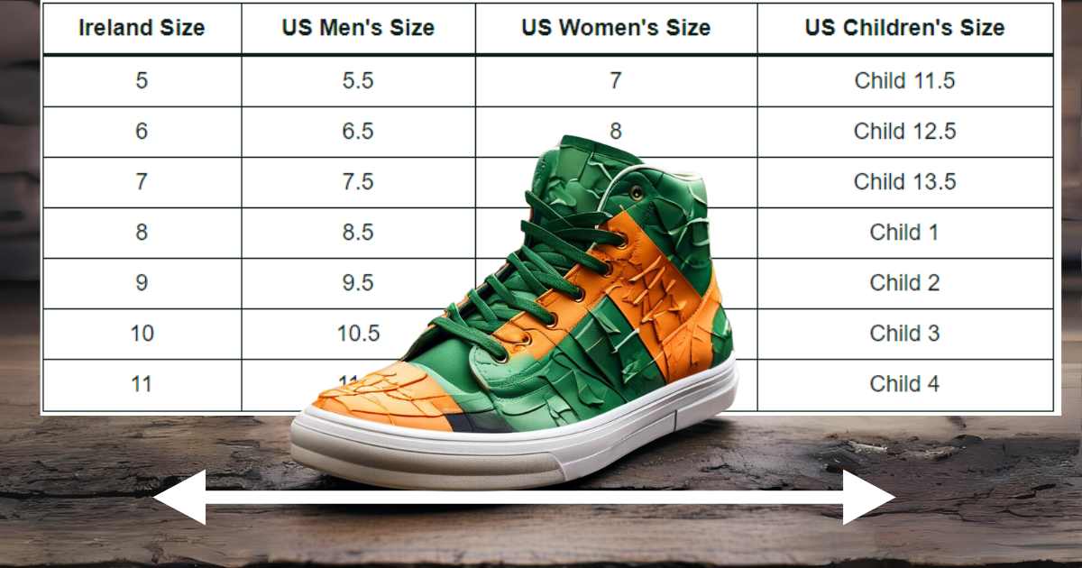 Ireland to US Shoe Size Conversion: Find Your Perfect Fit