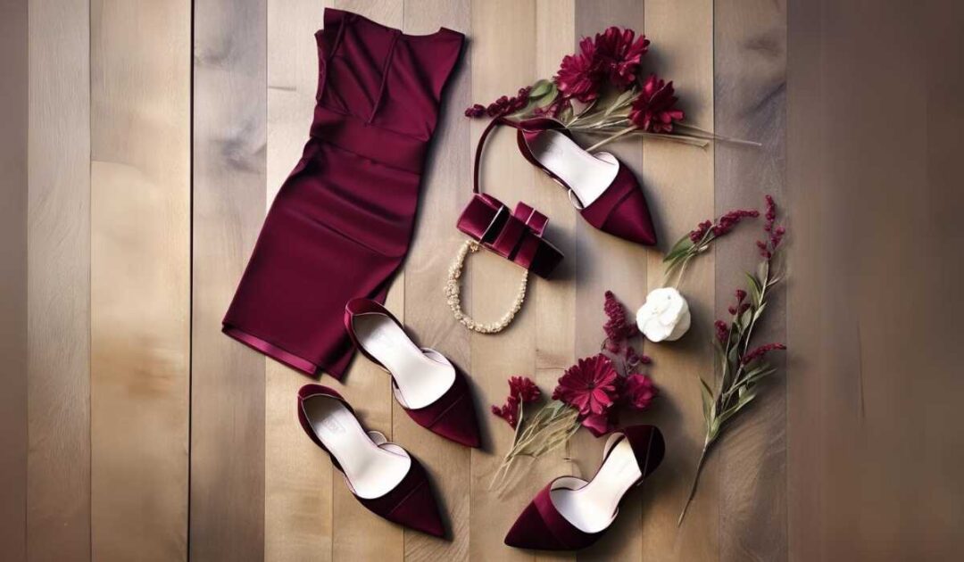 What Shoes Wear With Maroon Dress?