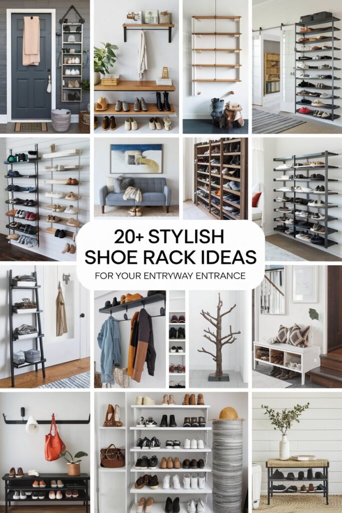 20+ Stylish Shoe Rack Ideas for Your Entryway Entrance