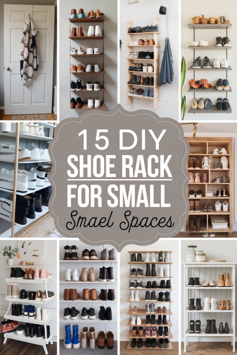 15 Brilliant Shoe Rack Ideas for Small Spaces & Tight Budgets