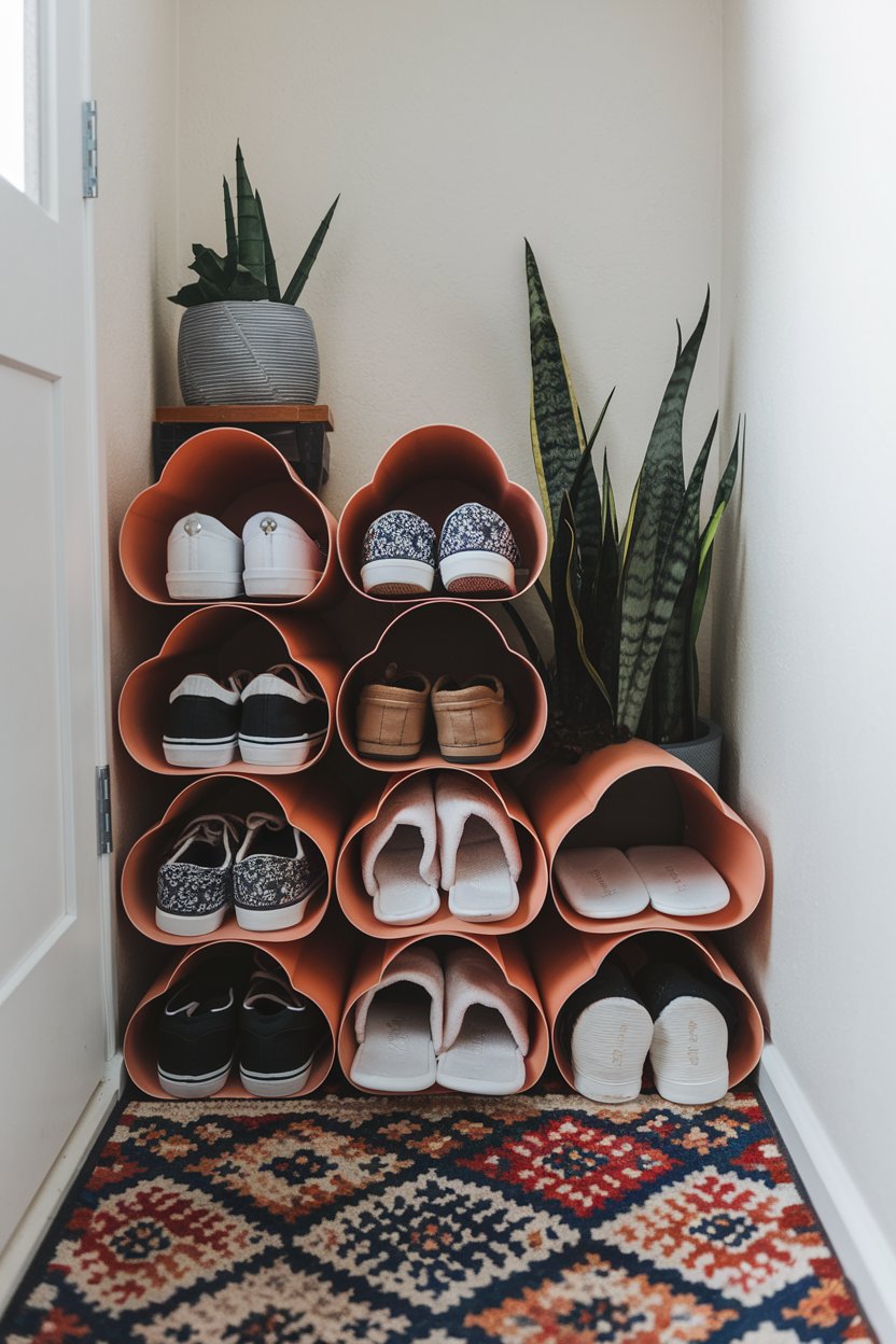 15 Brilliant Shoe Rack Ideas for Small Spaces & Tight Budgets
