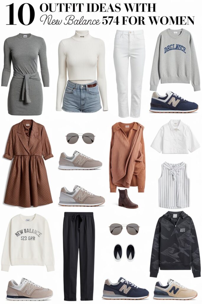 10 Outfit Ideas with New Balance 574 for Women