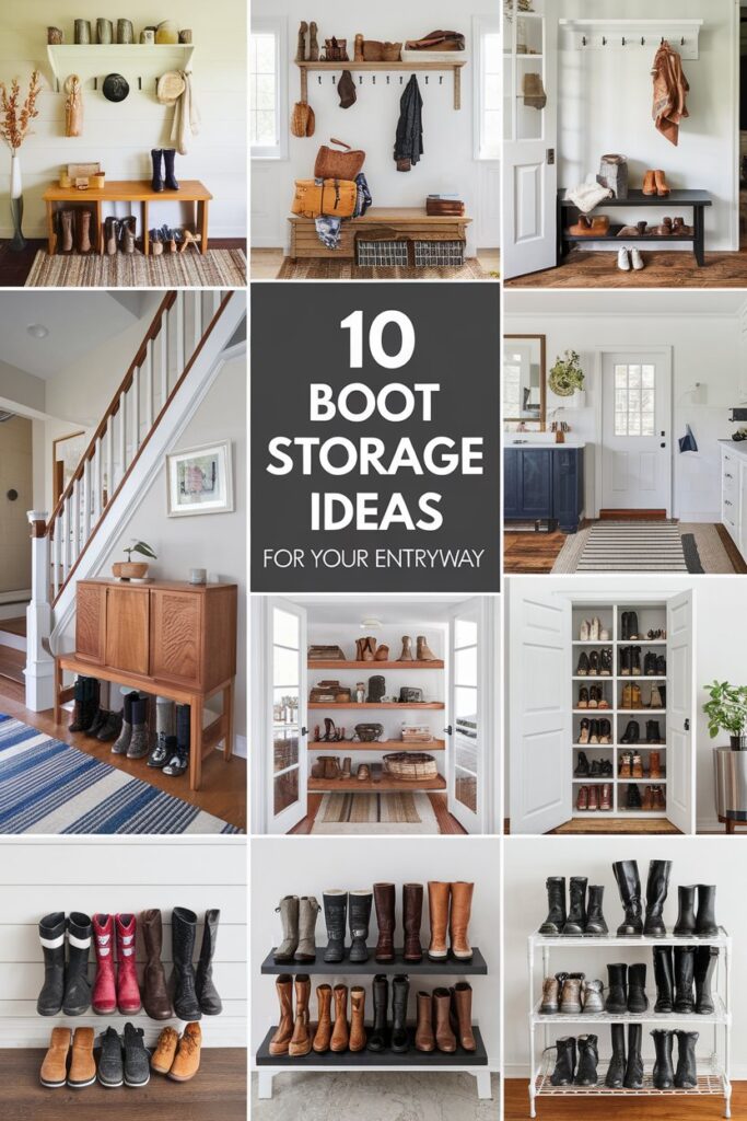 10 Boot Storage Ideas for Your Entryway