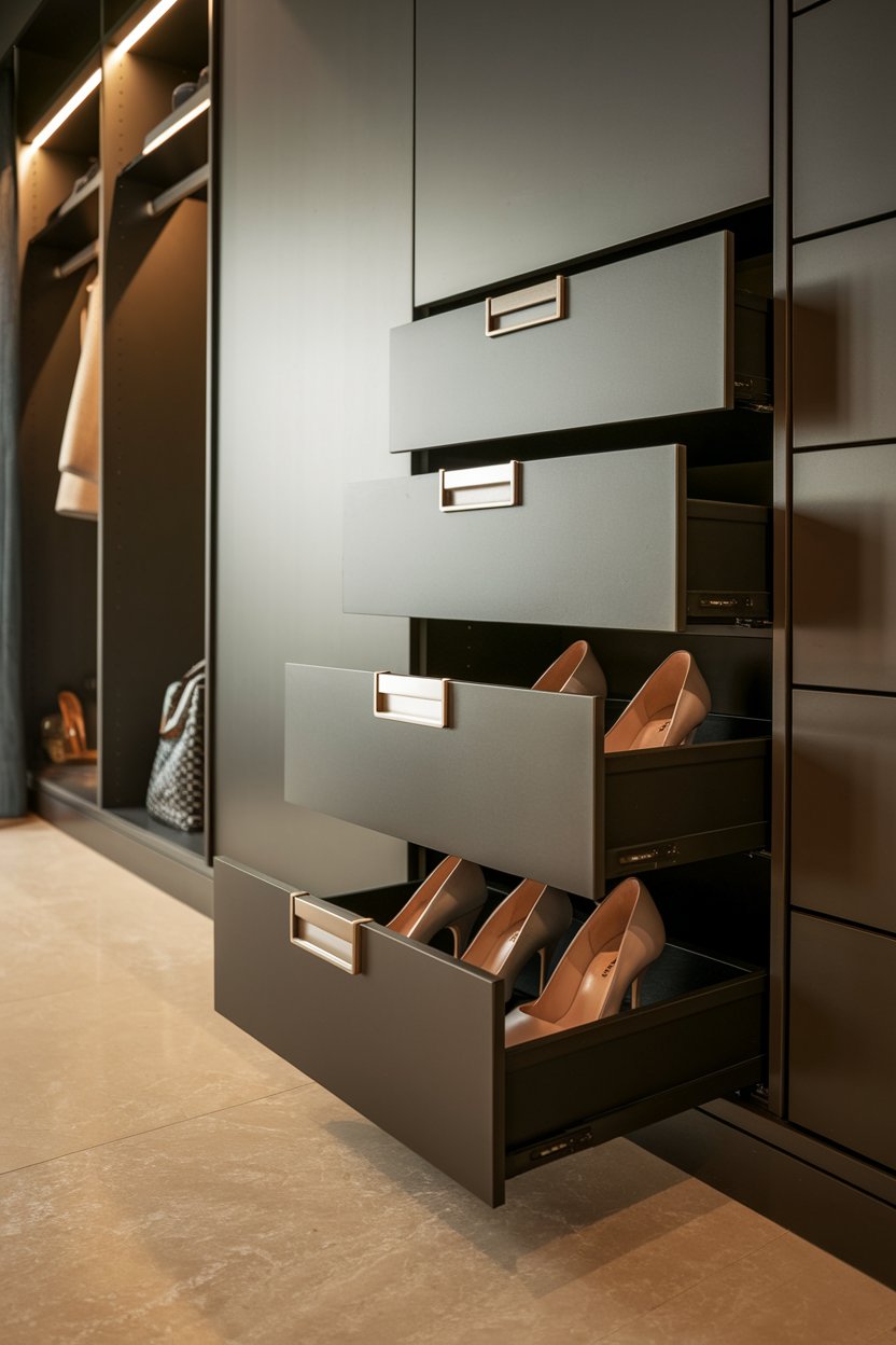 12 Heel and High Heel Storage Ideas for Small Spaces