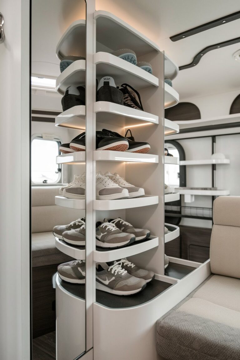 20 Clever RV Shoe Storage Solutions for a Clutter-Free Journey
