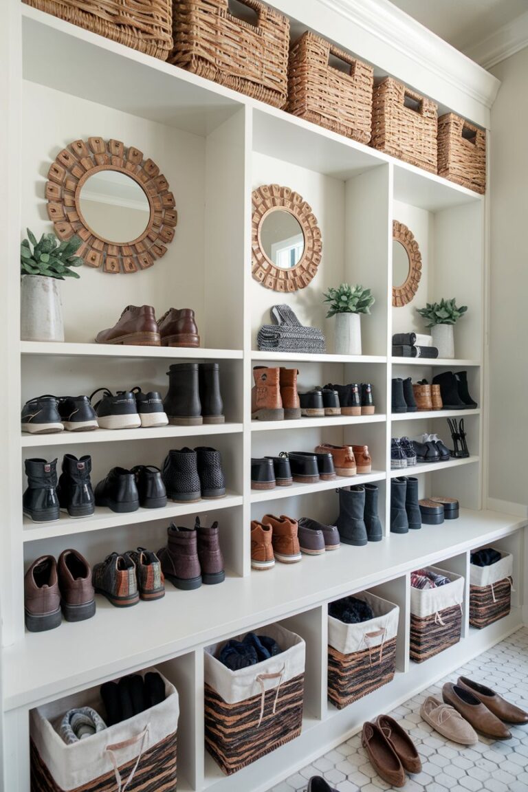 30 Shoe Storage Ideas for Mudroom