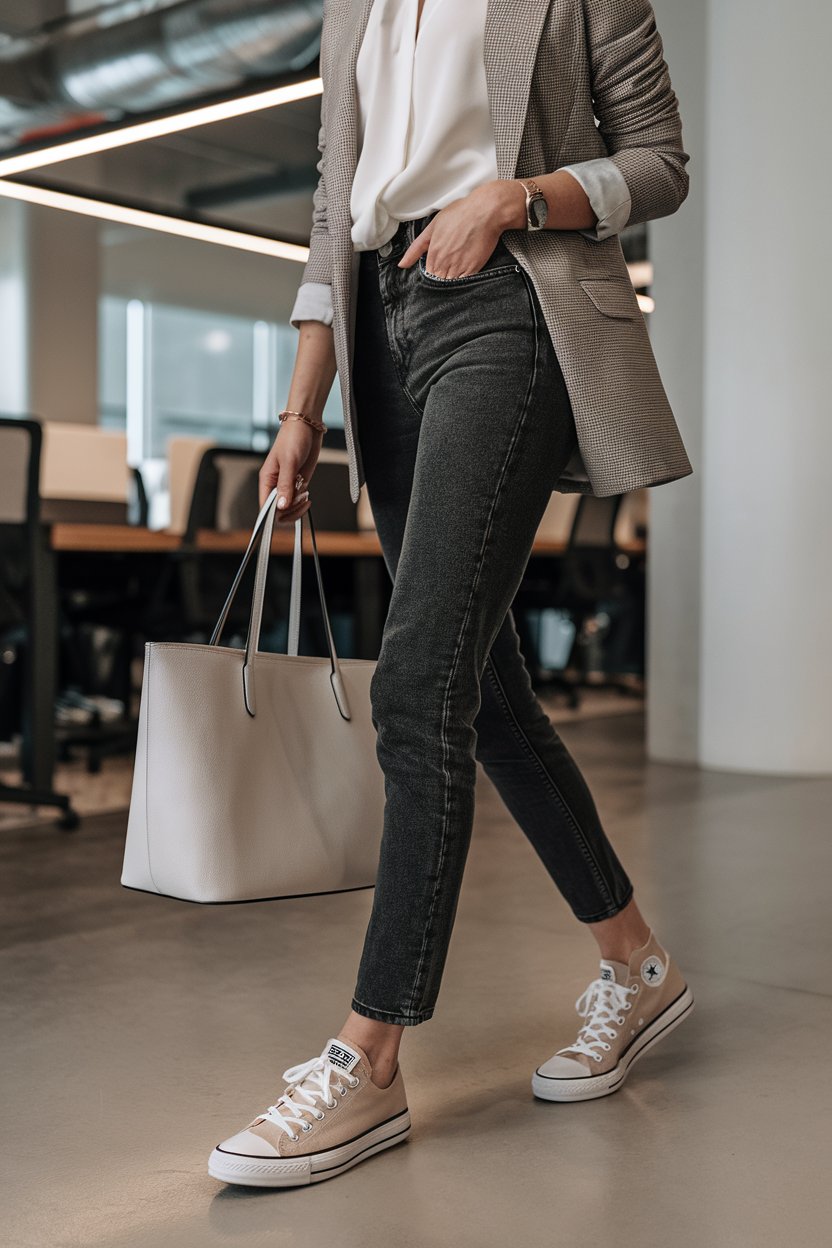 10 Outfit Ideas with Converse Shoes for Women