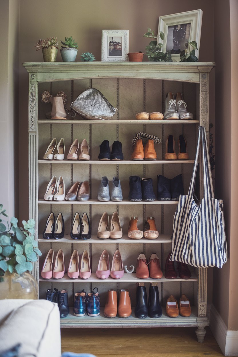 11 Shoe and Bag Rack Ideas