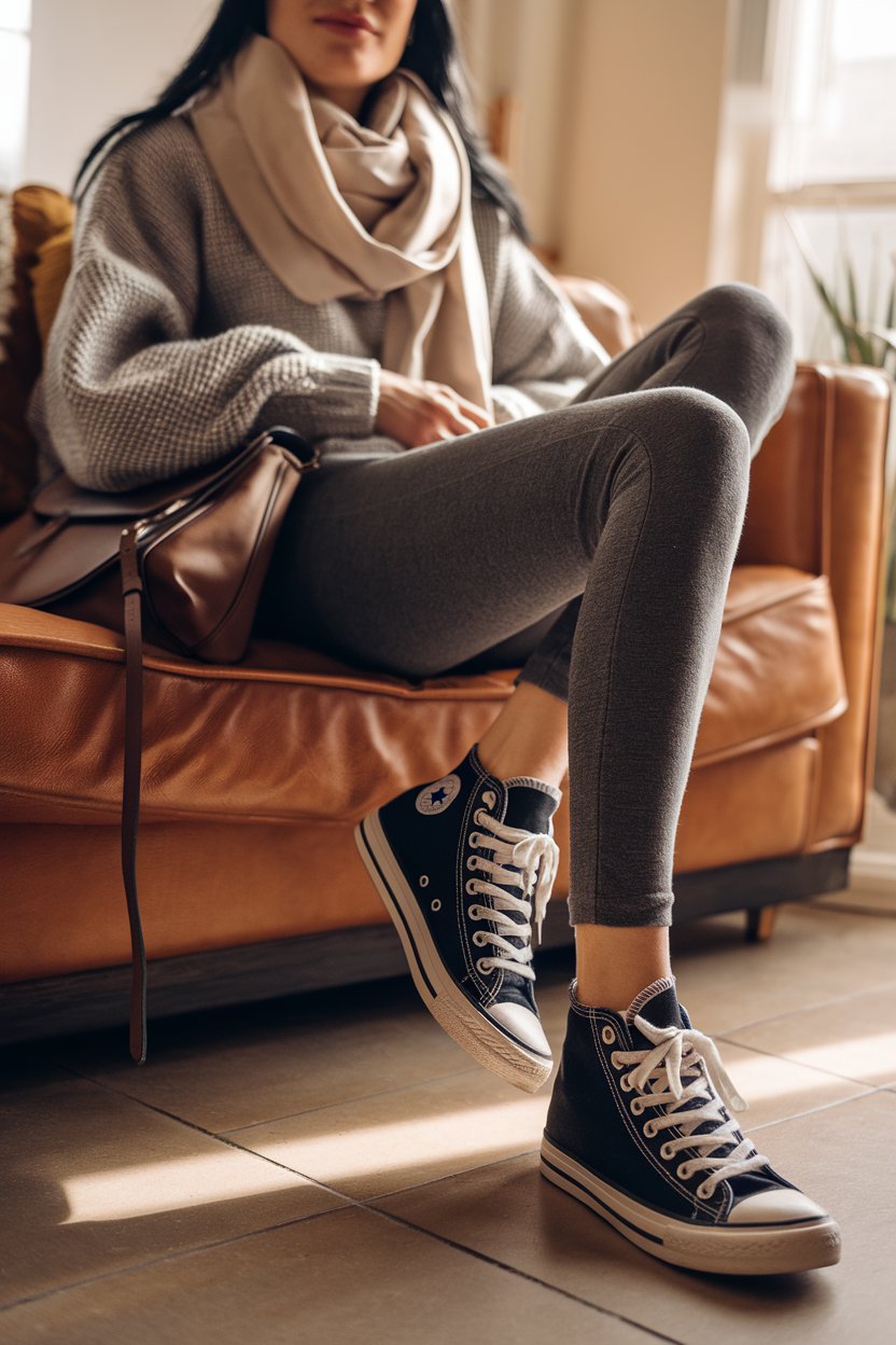 10 Outfit Ideas with Converse Shoes for Women