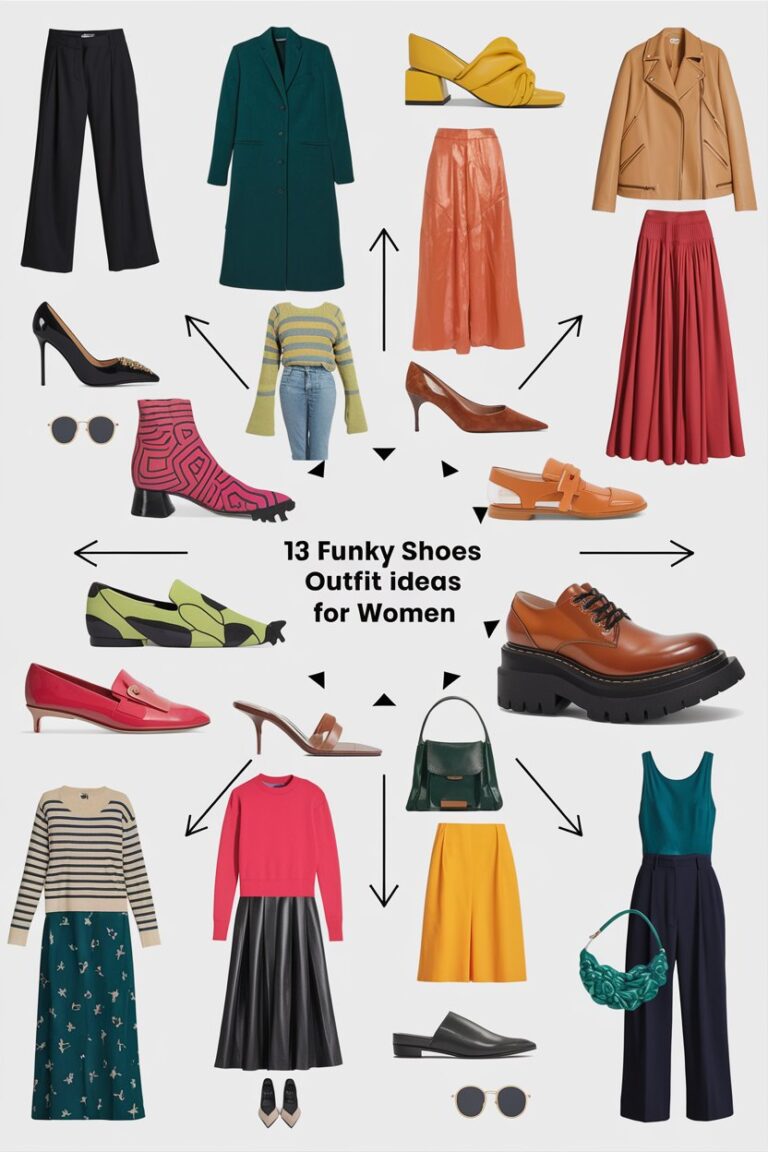 13 Funky Shoes Outfit Ideas for Women