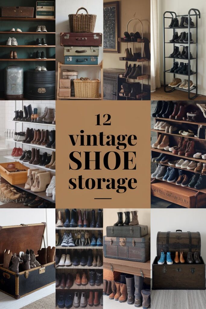 12 Vintage Shoe Storage Solutions That'll Make Your Heart Skip a Beat
