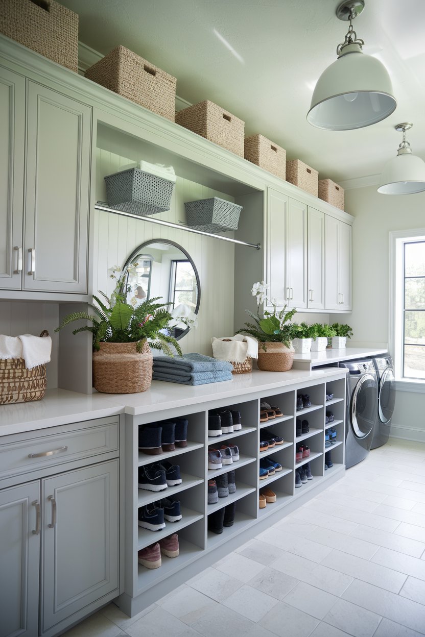 12 Shoe Storage Ideas for Your Laundry Room