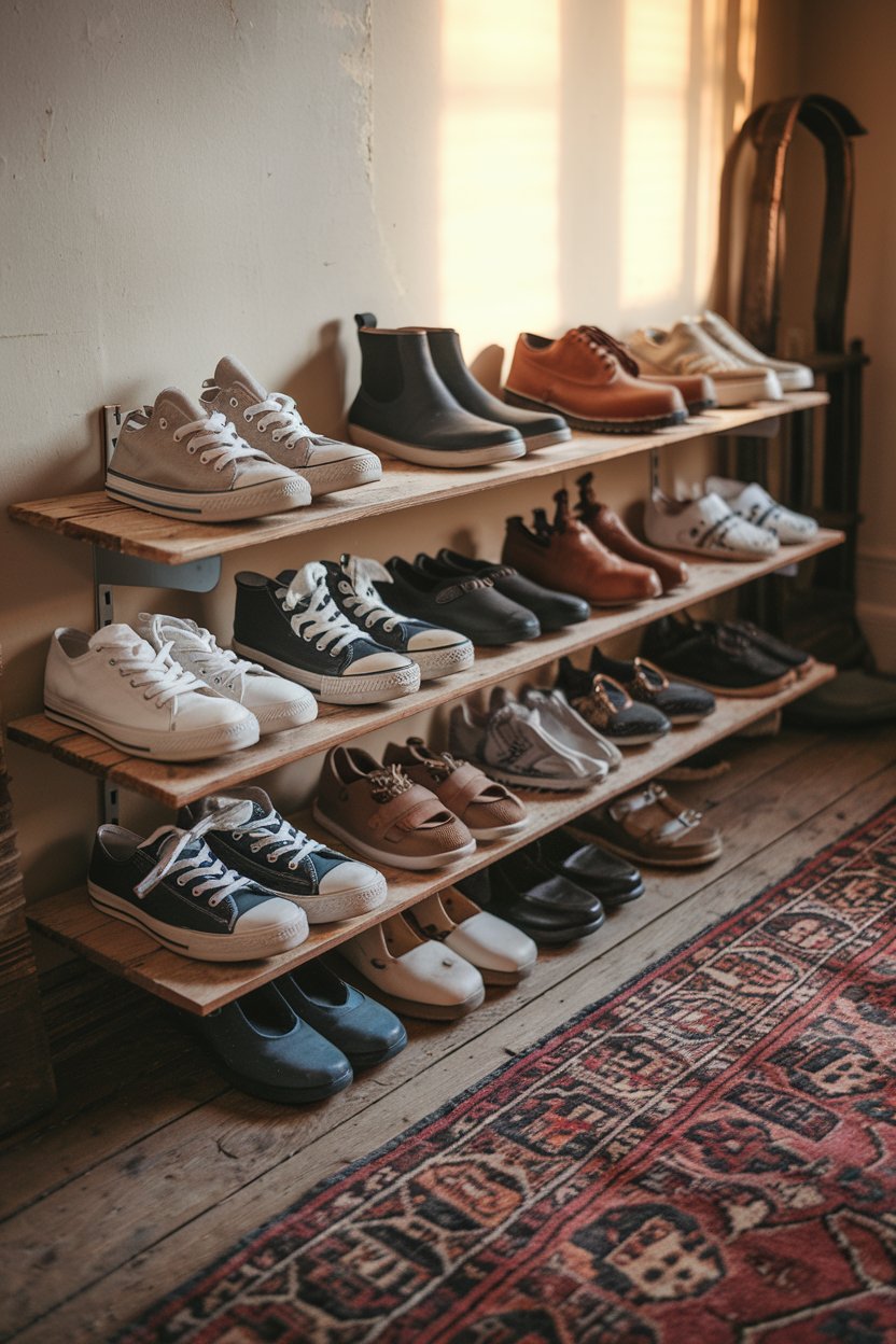 12 Vintage Shoe Storage Solutions That'll Make Your Heart Skip a Beat