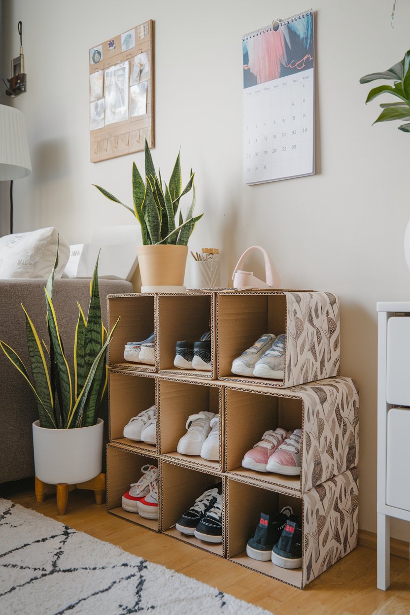 13 DIY Homemade Shoe Rack Ideas