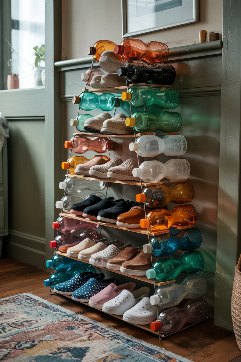 13 DIY Homemade Shoe Rack Ideas