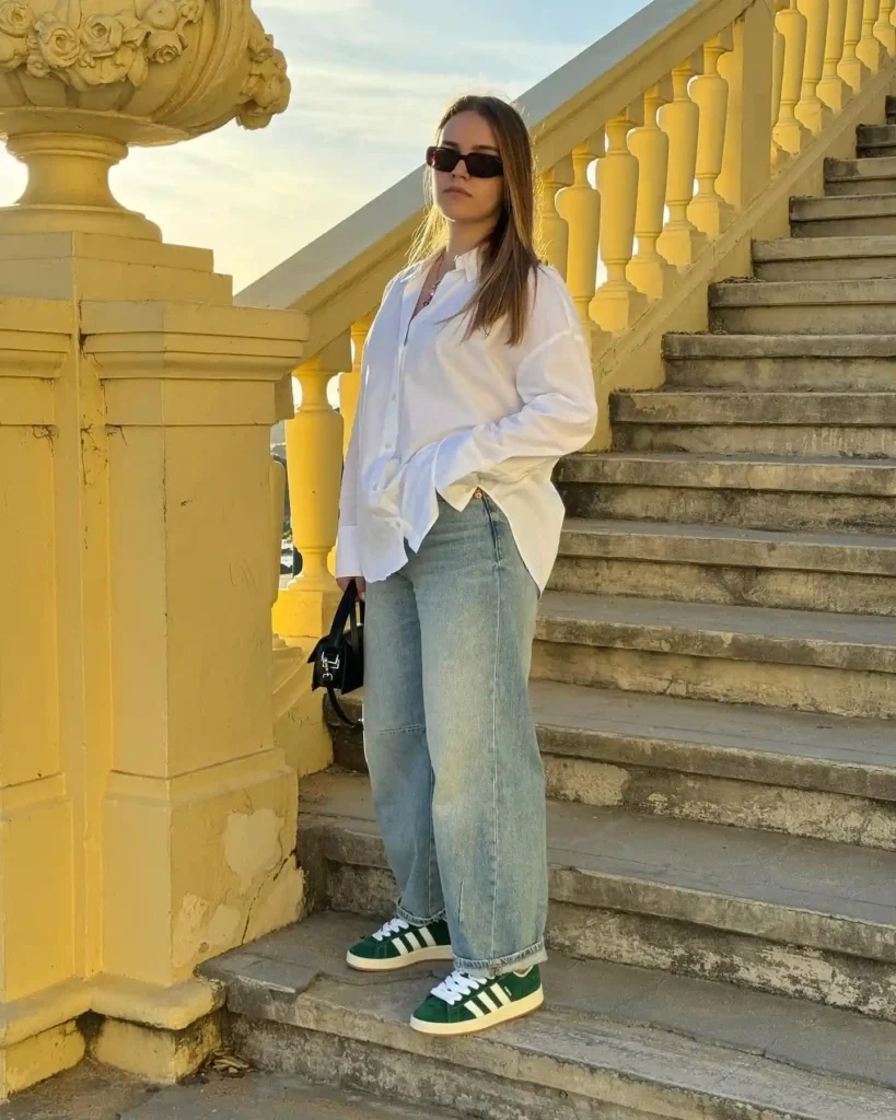 30 Adidas Campus 00s Outfits with Jeans for Women