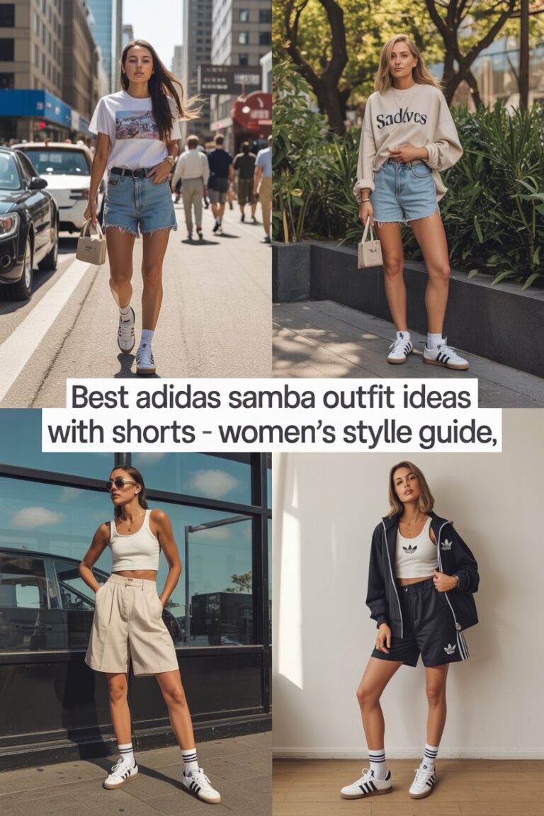 Best Adidas Samba Outfit Ideas with Shorts for Women