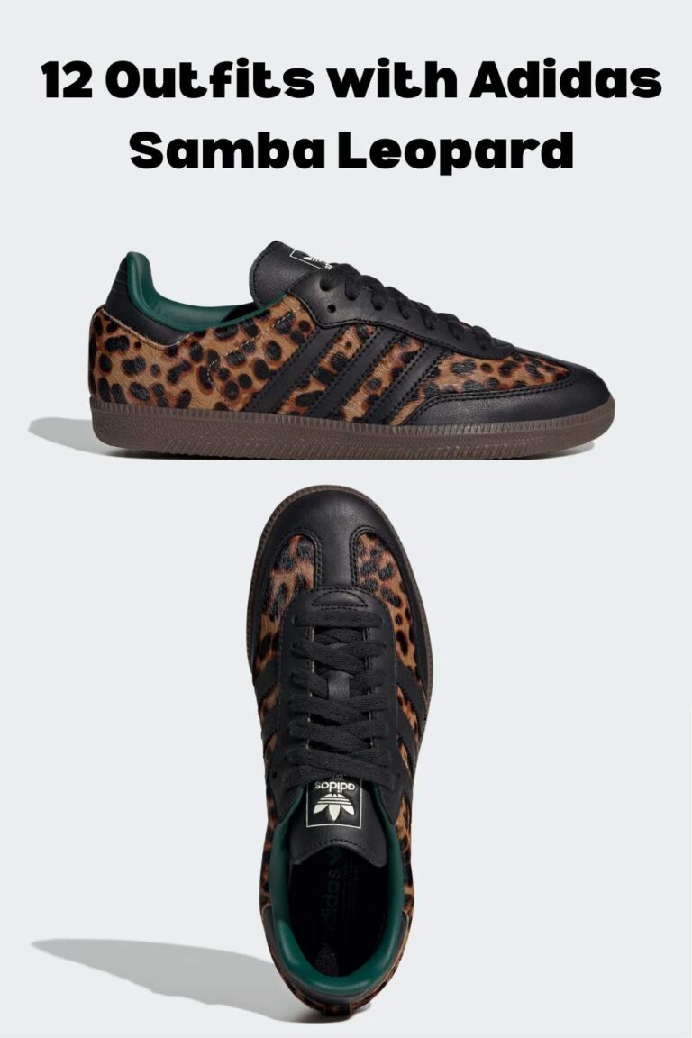 30 Outfits with Adidas Samba Leopard for Women
