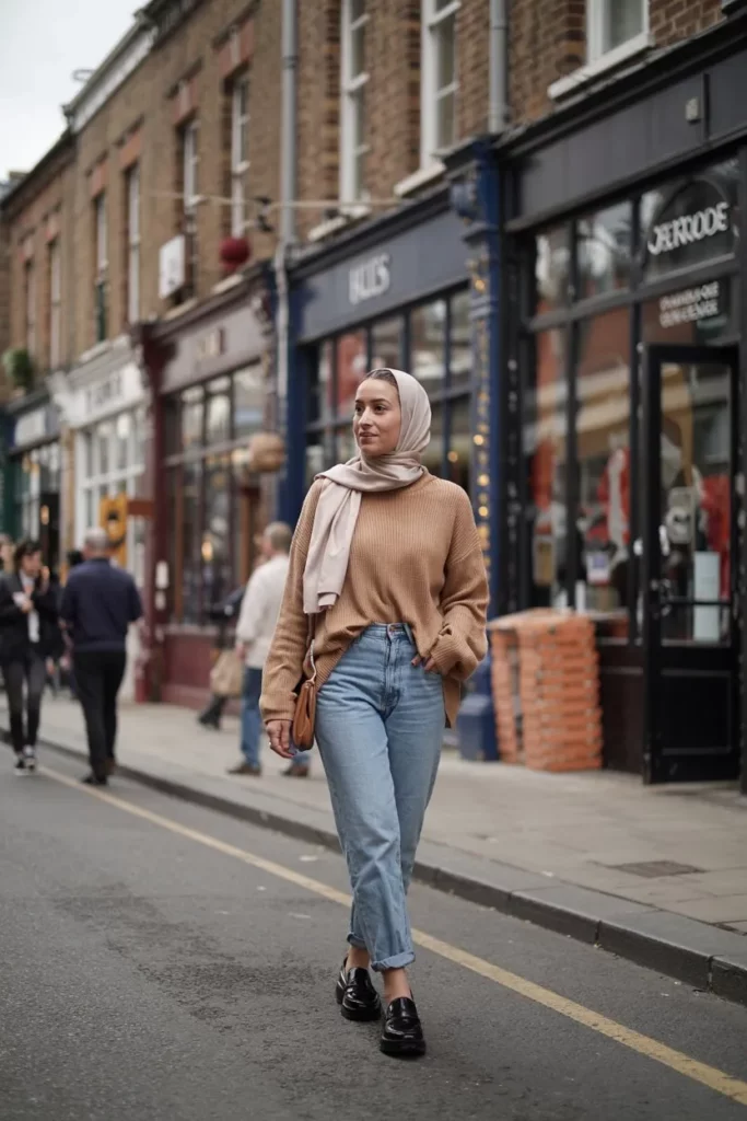 13 Hijab Outfit Ideas with Loafers: Timeless Style for Every Moment