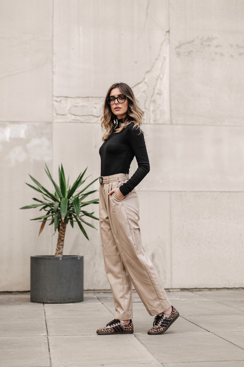 12 Outfits with Adidas Samba Leopard for Women