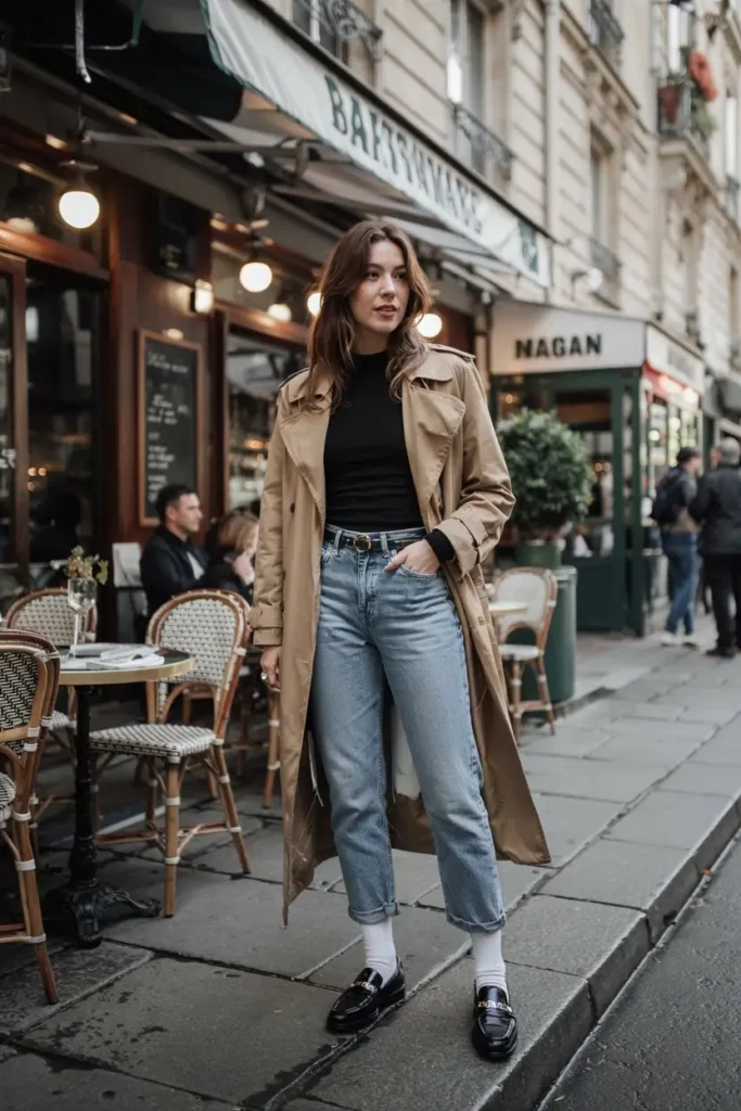 11 Outfit Ideas: How to Style Loafers with Socks and Jeans for Women