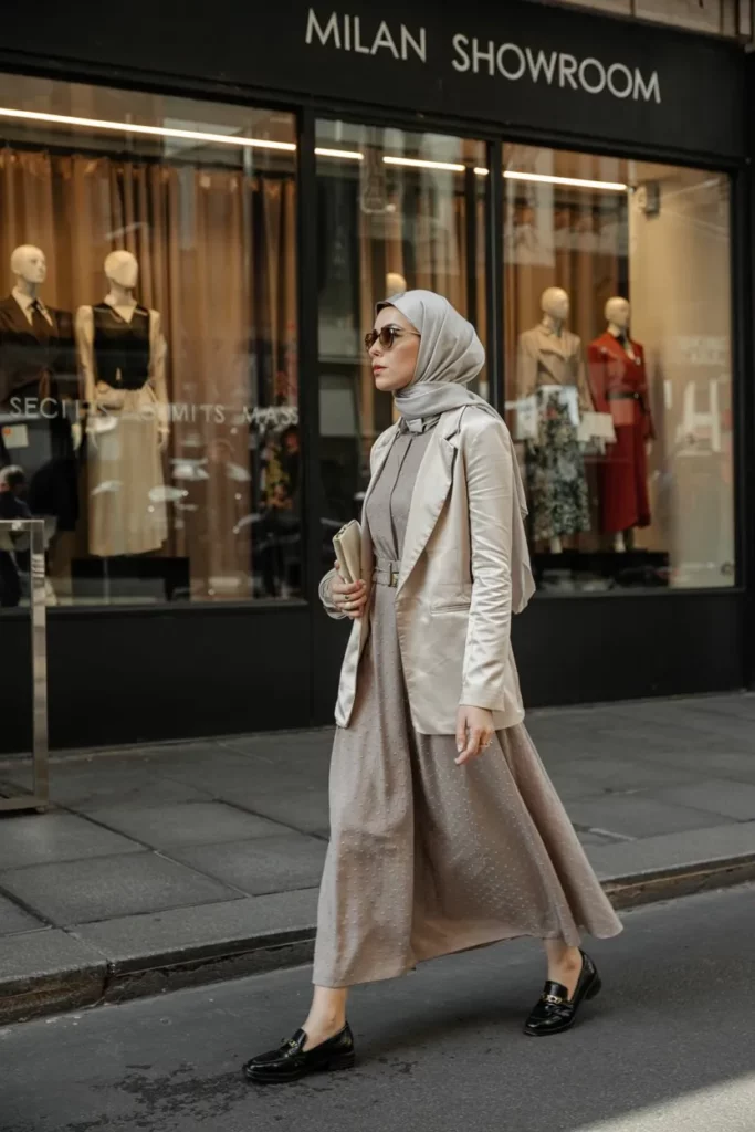 13 Hijab Outfit Ideas with Loafers: Timeless Style for Every Moment