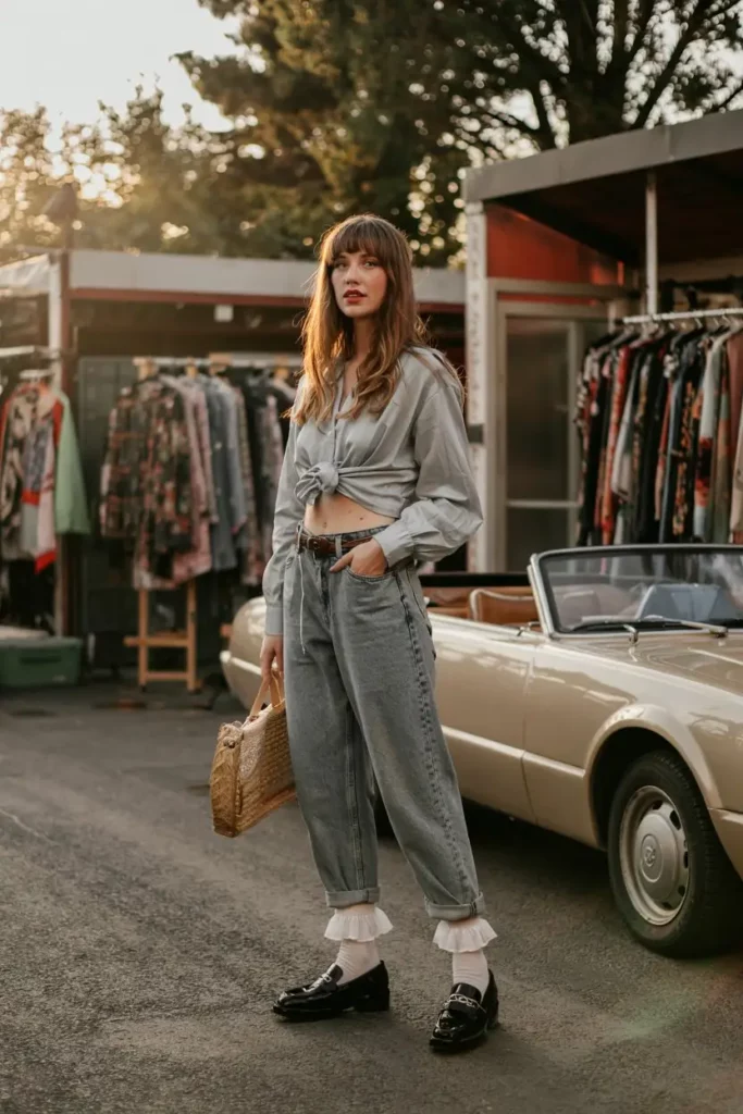 11 Outfit Ideas: How to Style Loafers with Socks and Jeans for Women