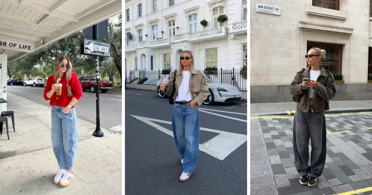 18 Barrel Jeans and Samba Outfit Looks You’ll Love Wearing