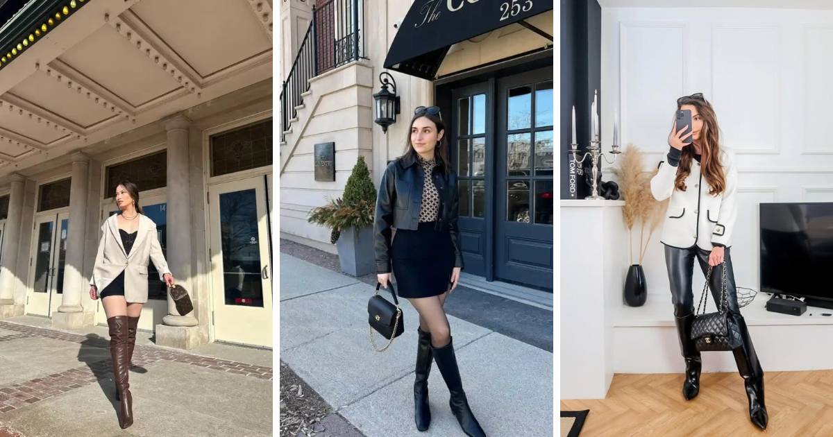 16 Spring Knee-High Boots Outfits That Feel Sleek