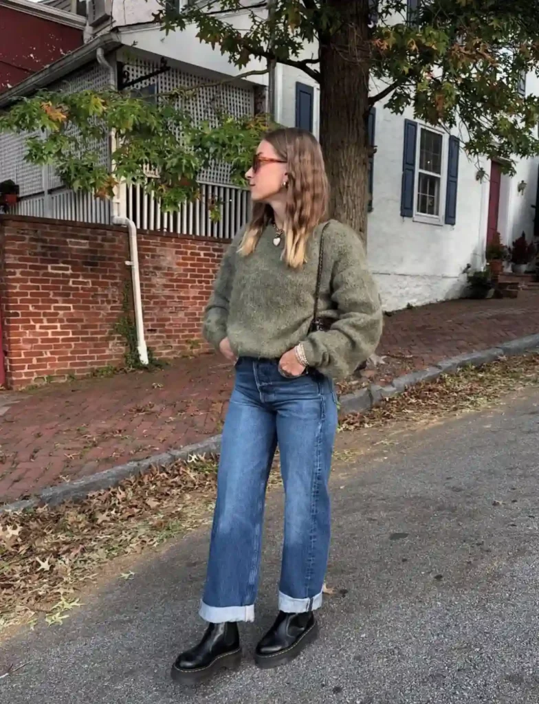 14 Wide-Leg Jeans & Chelsea Boots: Everyday Outfits That Feel Sharp