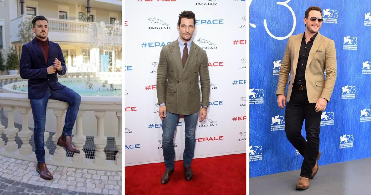 Effortless Edge: 15 Blazer, Jeans & Boots Outfit Ideas for Men