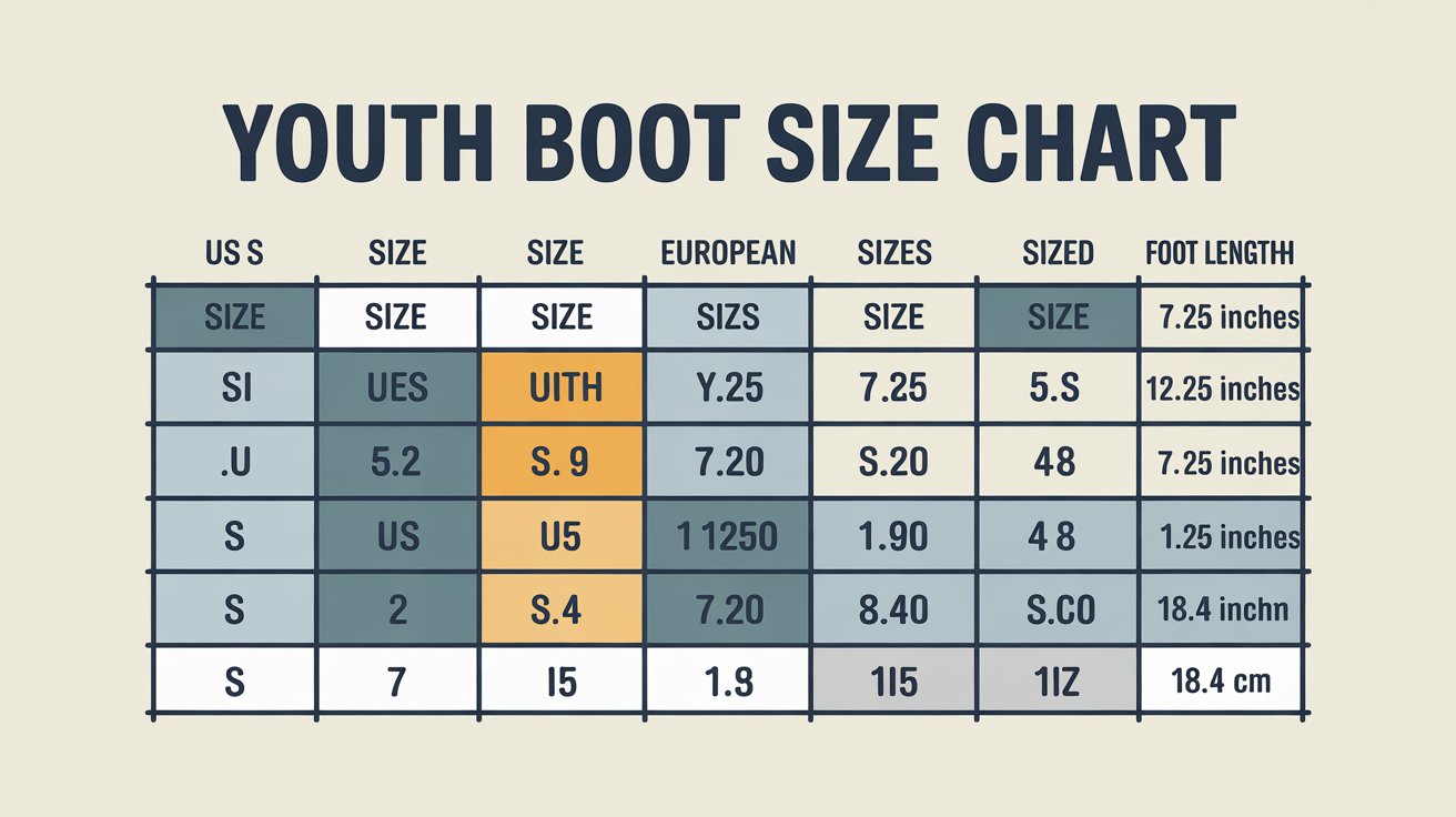 Youth Boot Size Chart & Guide for Accurate Fit and Sizing