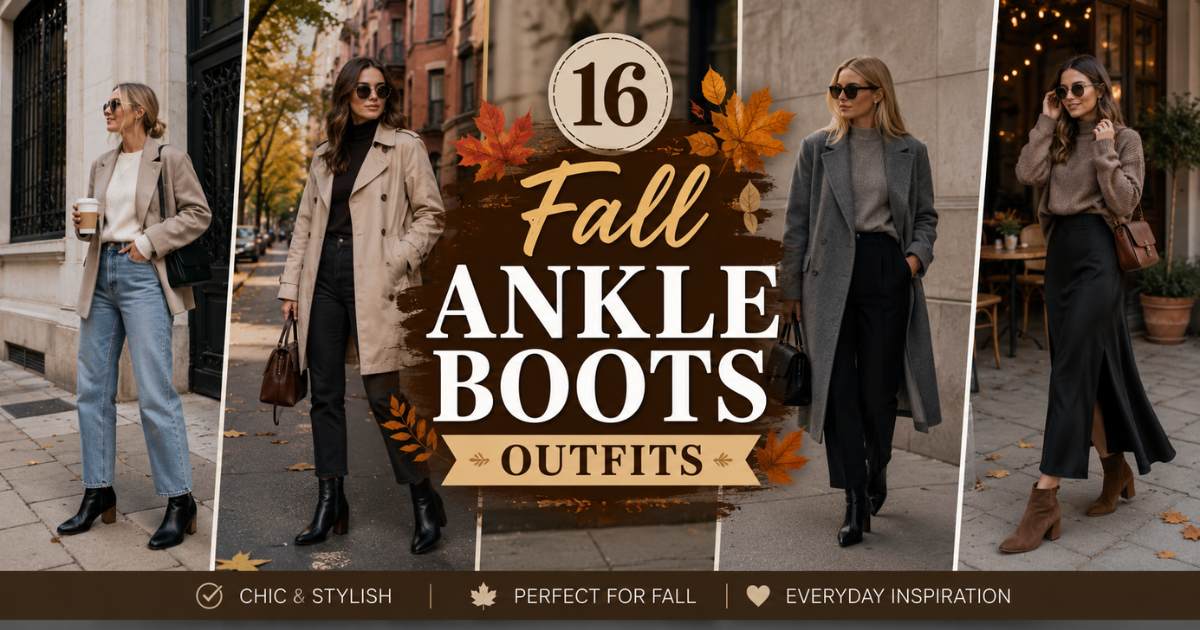 16 Fall Ankle Boots Outfits That Work for Every Kind of Autumn Day